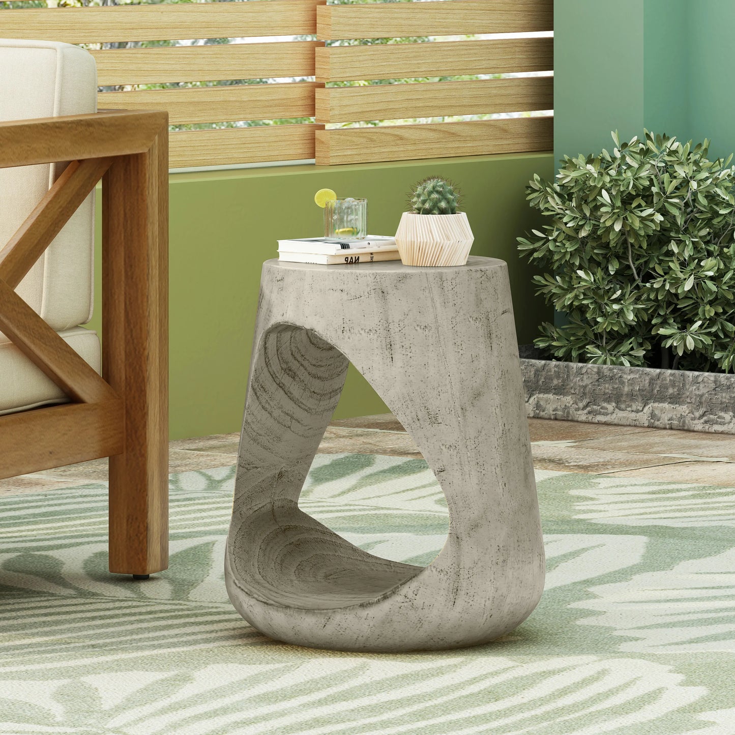 Bat Cave Coffee Table Hollow Core Side Table in Multiple Colors – Allcurved