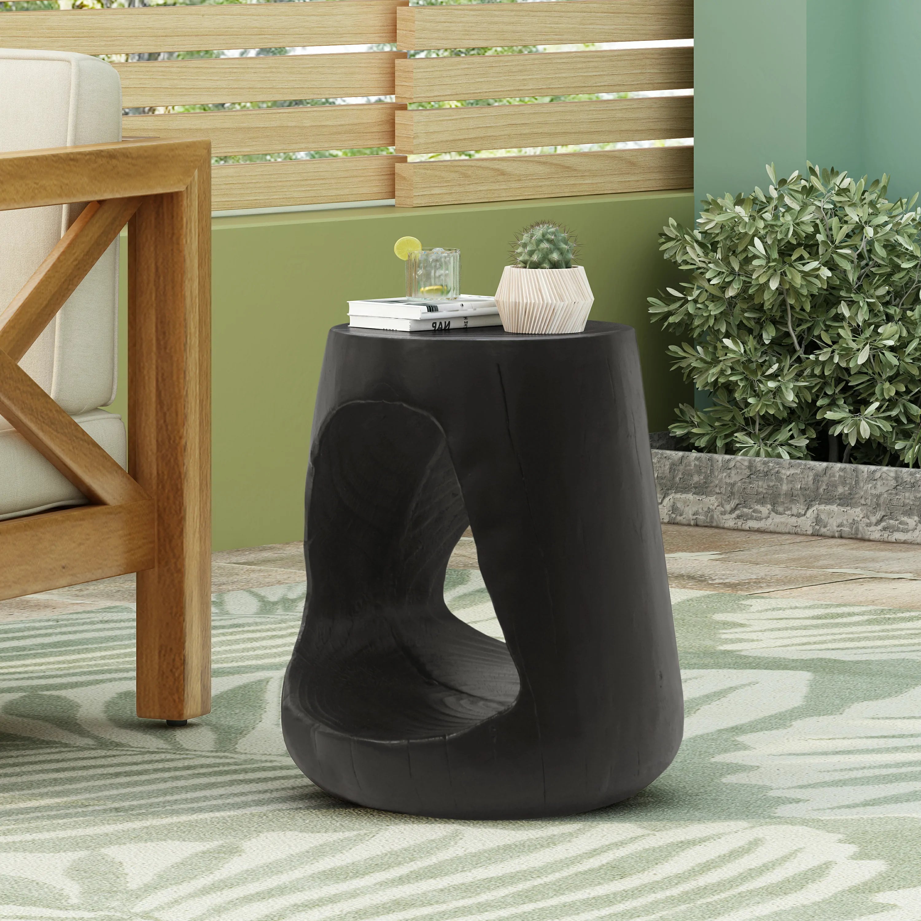 Bat Cave Coffee Table Hollow Core Side Table in Multiple Colors – Allcurved